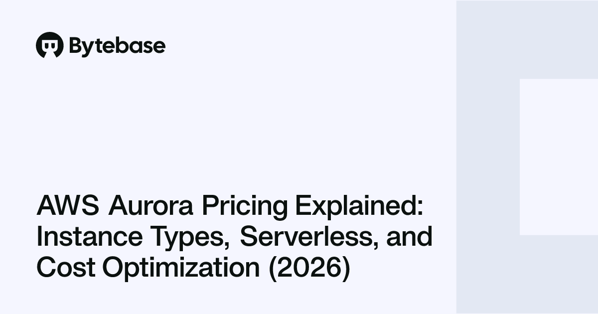 AWS Aurora Pricing Explained: Instance Types, Serverless, and Cost ...